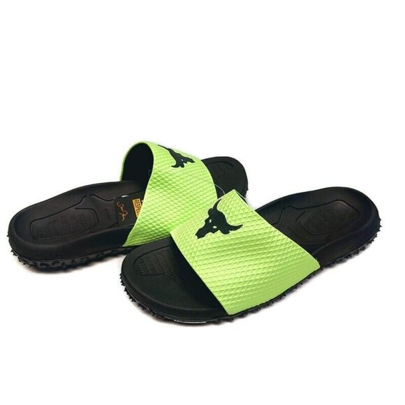 Under Armour | Shoes | Under Armour Ua Project Rock Slides Mens Size 8 ...